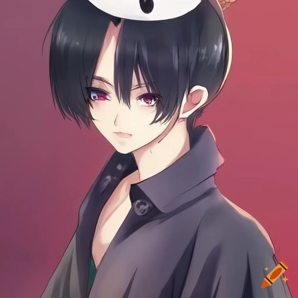 Illustration of a boy in panda outfit