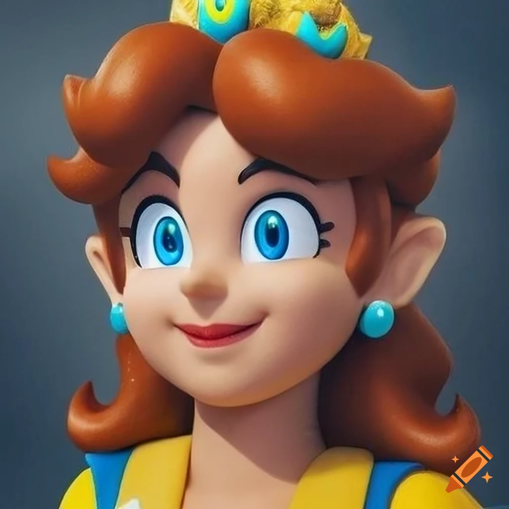 Real-life portrait of princess daisy
