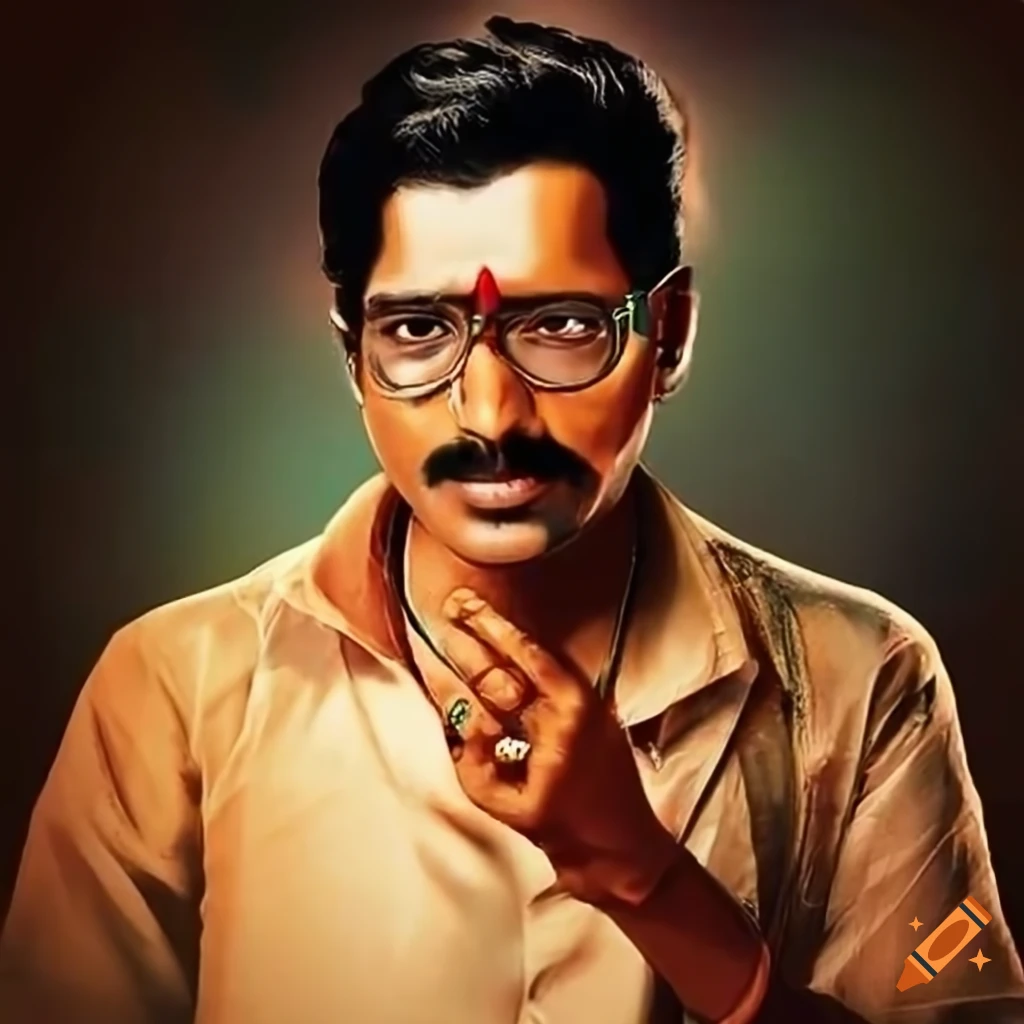 Portrait of a south indian man