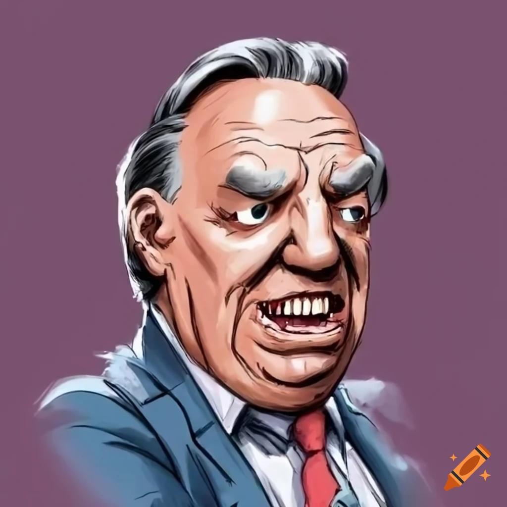 Manga caricature of françois legault