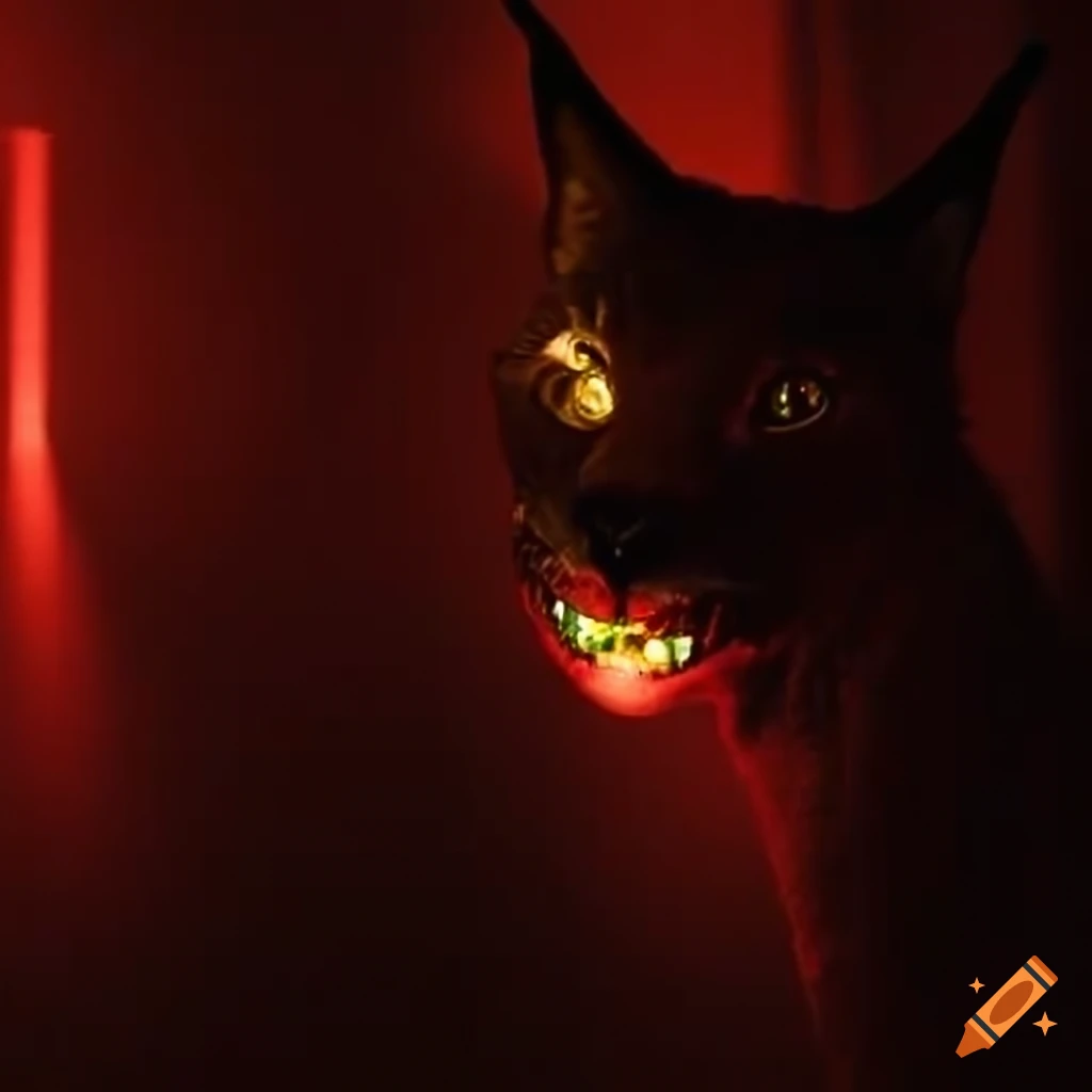 Image of evil lynx on Craiyon