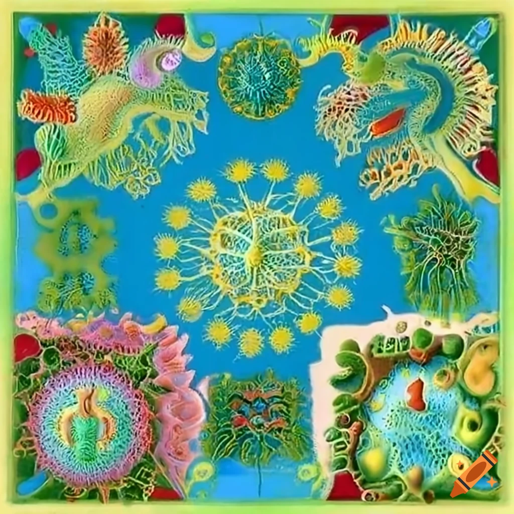 Surreal abstract art inspired by magic and mathematics