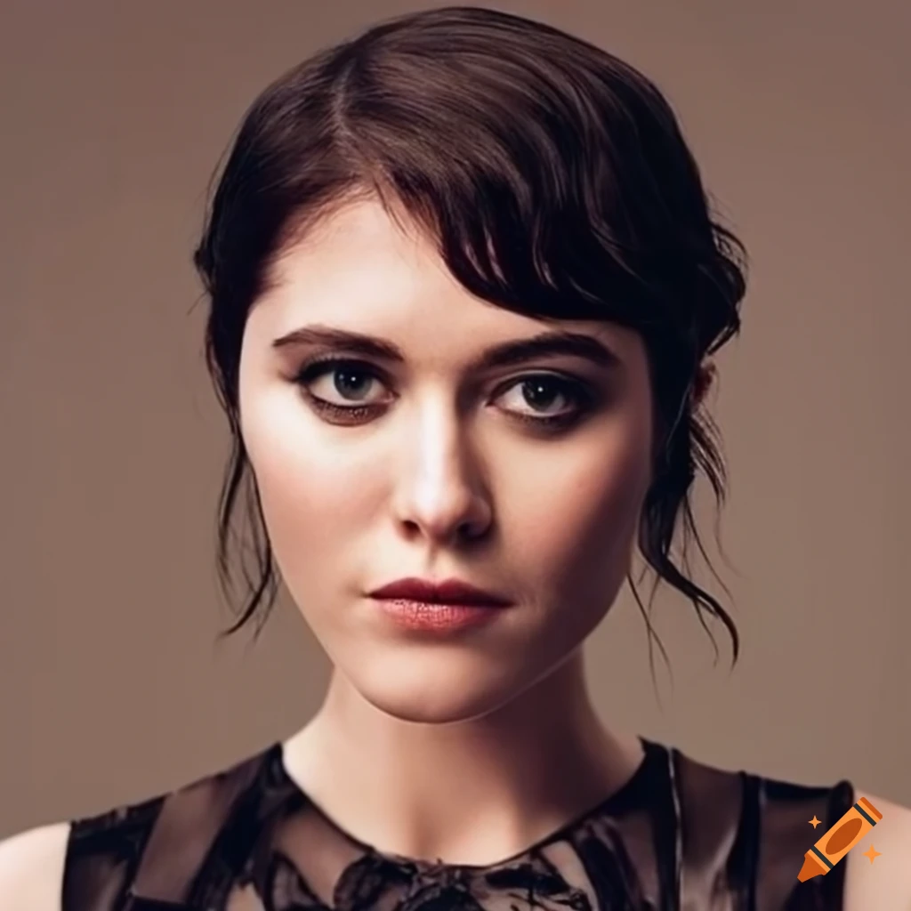 Portrait of mary elizabeth winstead with captivating gaze