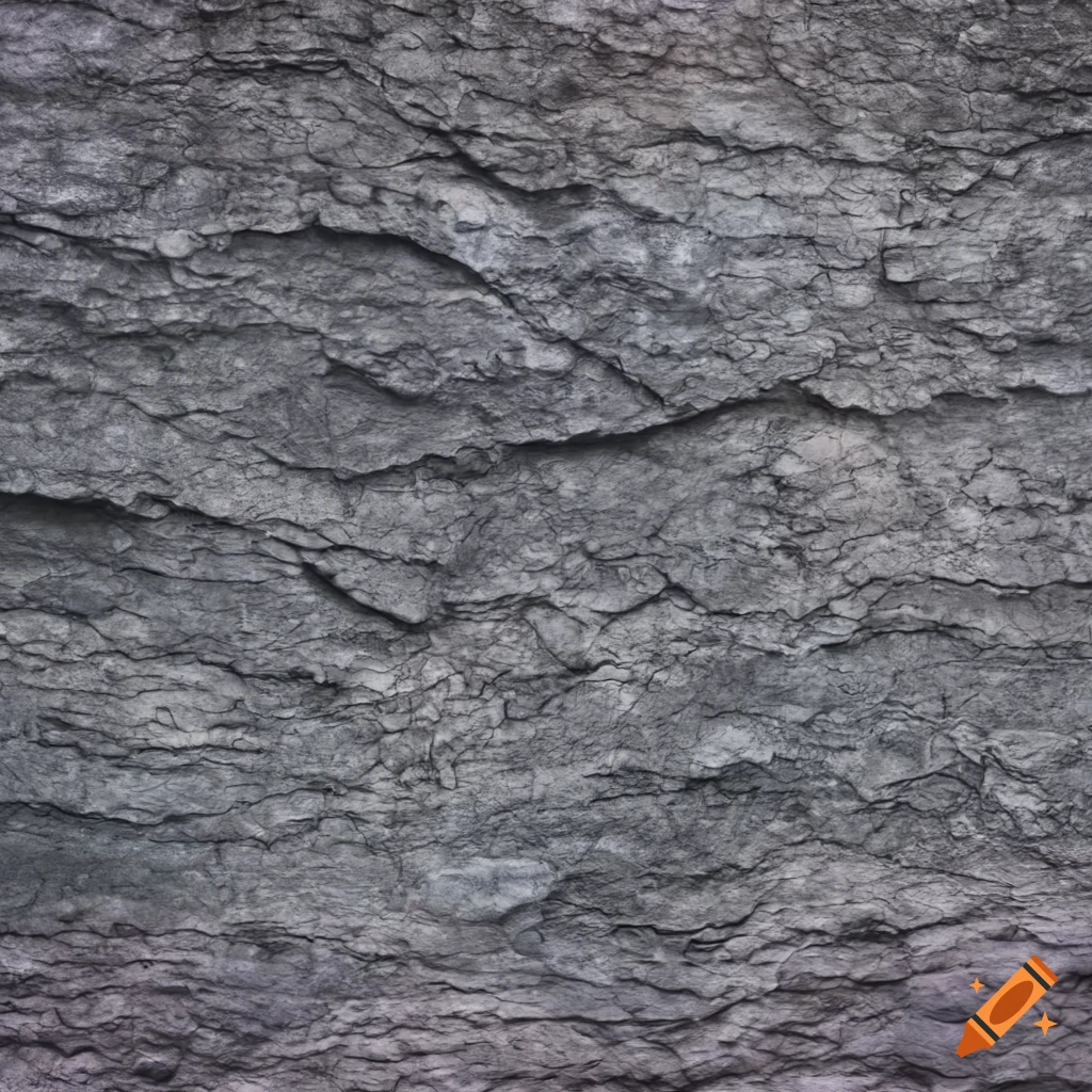 Close-up of gray smooth andesite rock texture