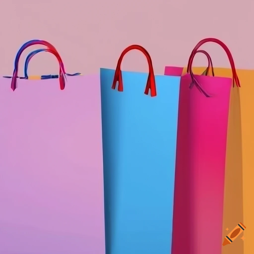 Photorealistic merchandise shop background