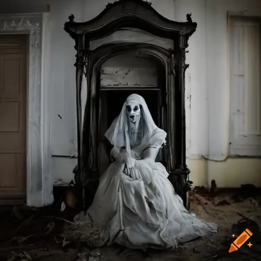 Ghostly apparition in a victorian home