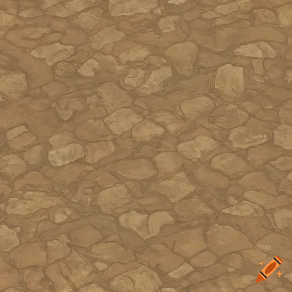 Textured road in beige with a medieval manga style