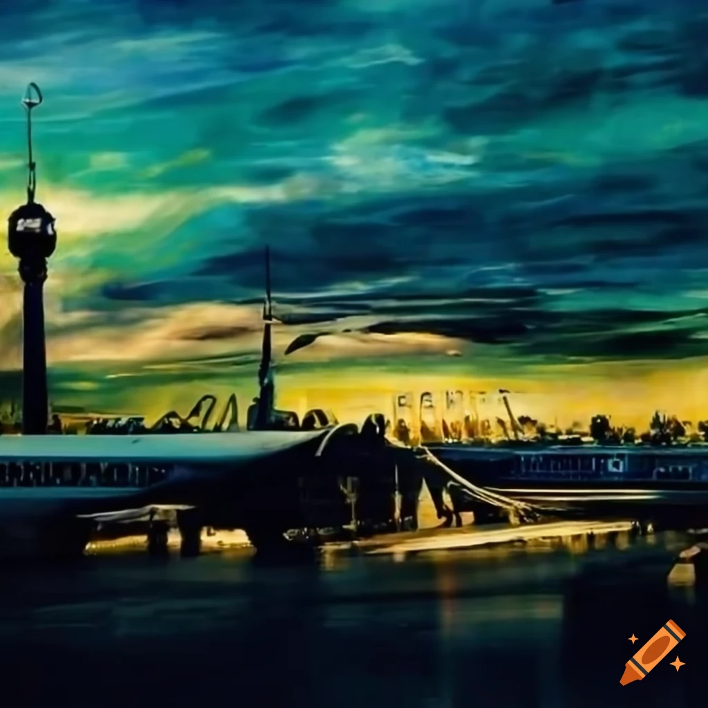 Artistic rendition of london heathrow airport on Craiyon