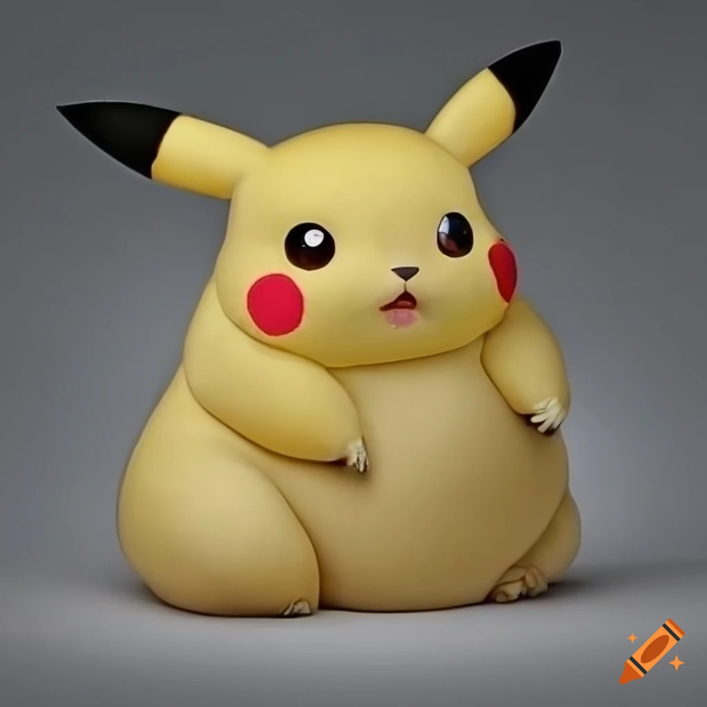 Chibi anime pikachu bunny in hyperrealistic style on Craiyon