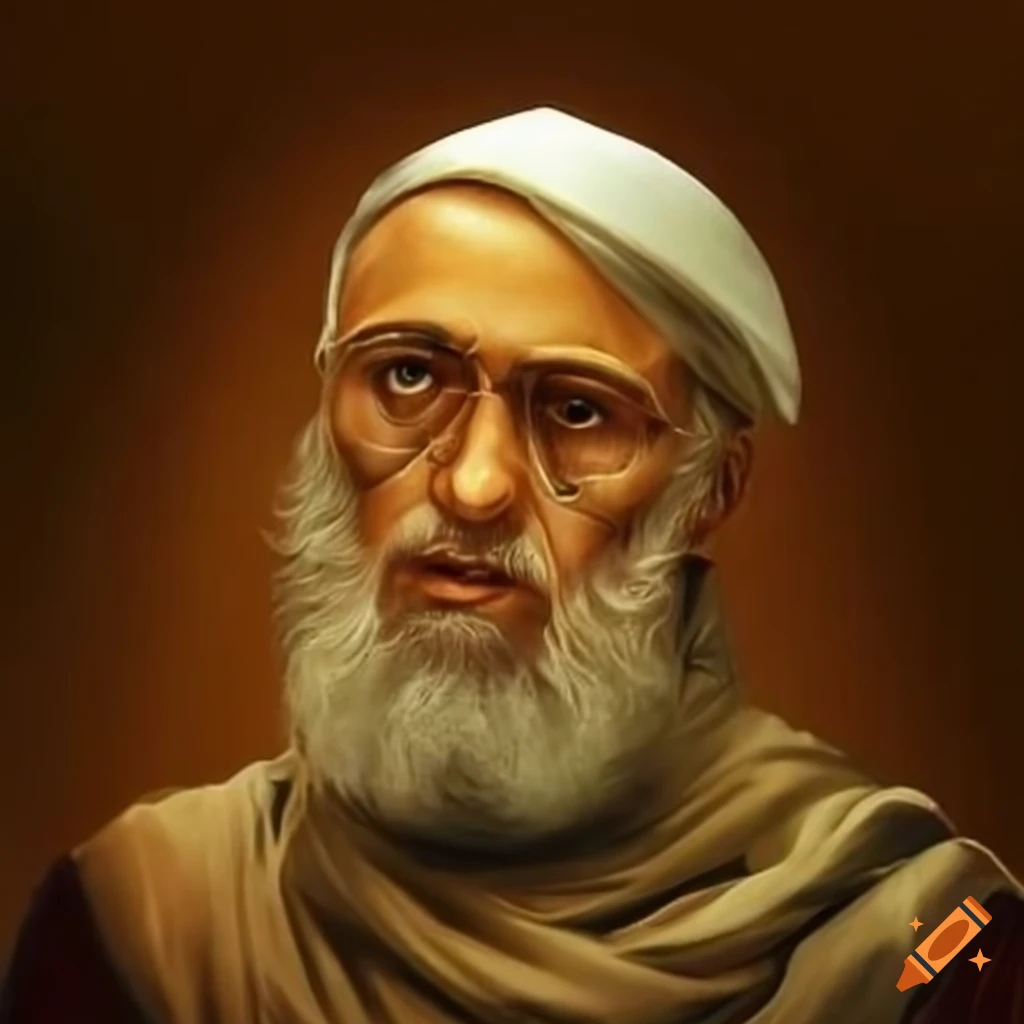 Depiction of a muslim during the abbasid caliphate