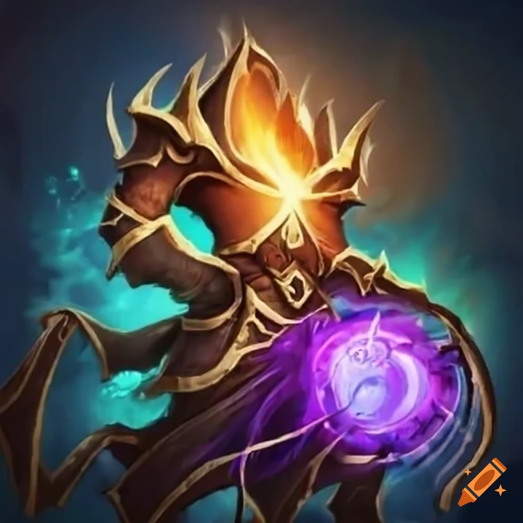 Image of an elemental mage controlling the elements