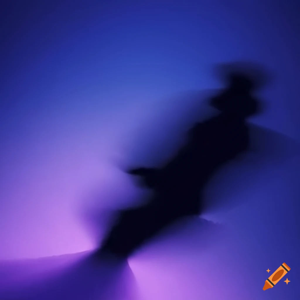 Falling shadow in the sky on Craiyon