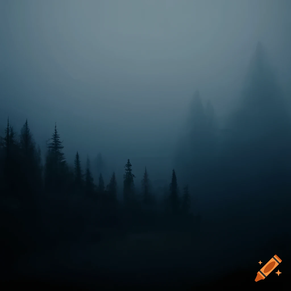 Landscape during the grey hour