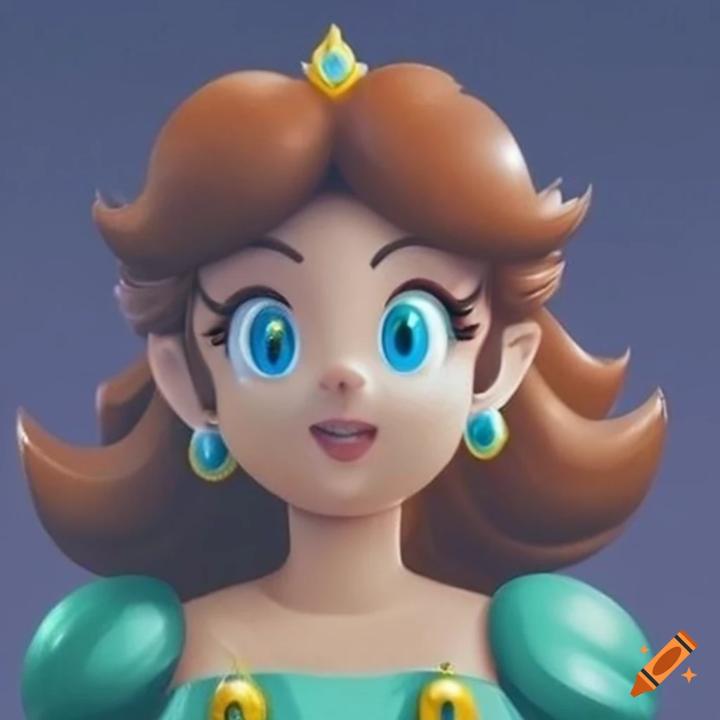 Super-detailed portrait of princess daisy