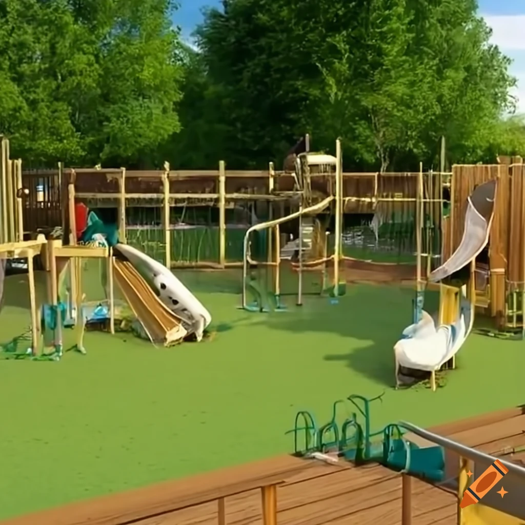 Image of an ecological children's playground