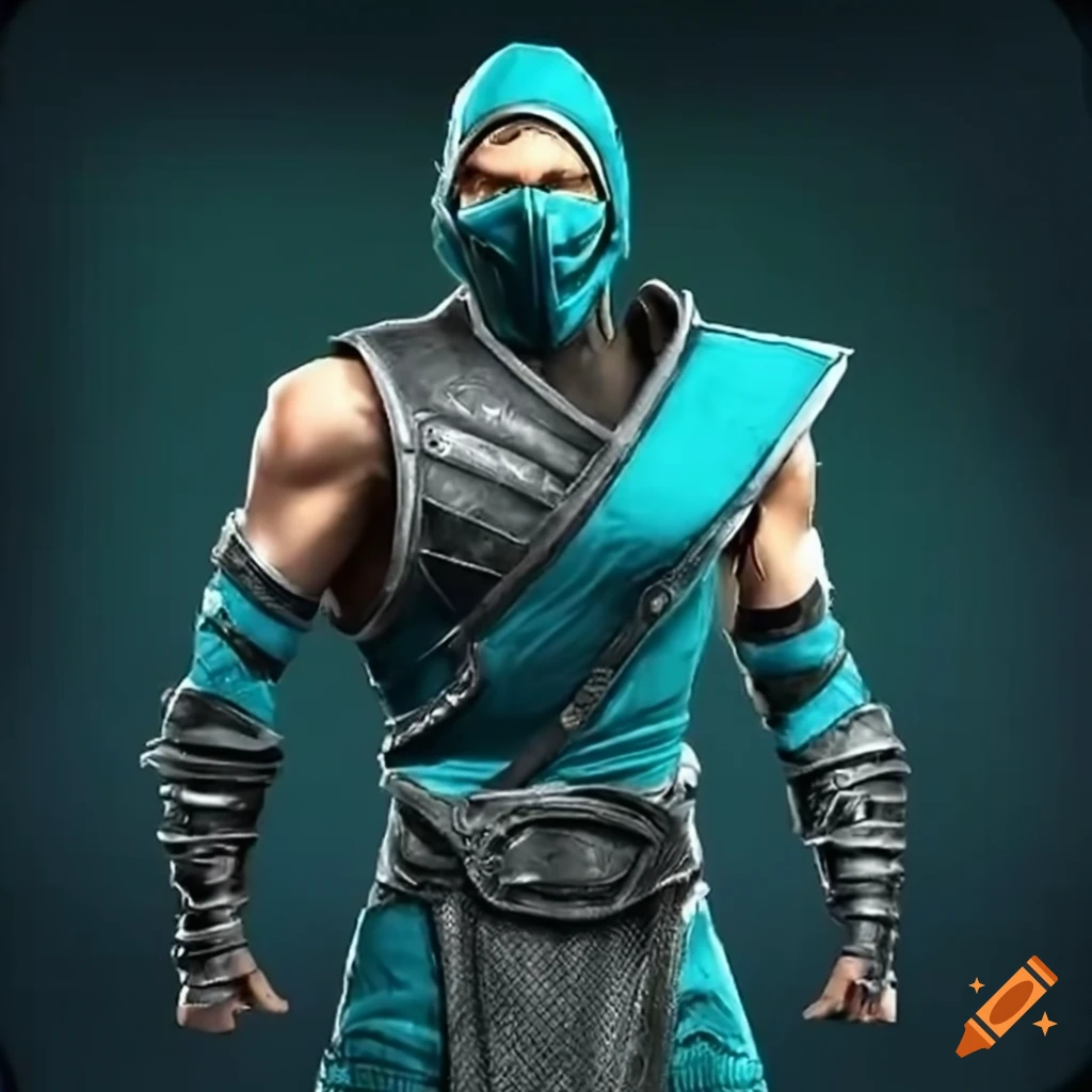 Image of a fusion between a ninja warrior and a knight