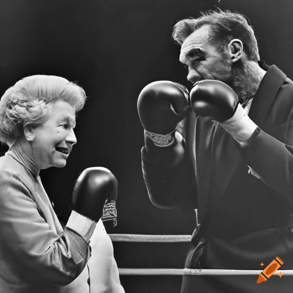 Morrissey boxing with queen elizabeth ii