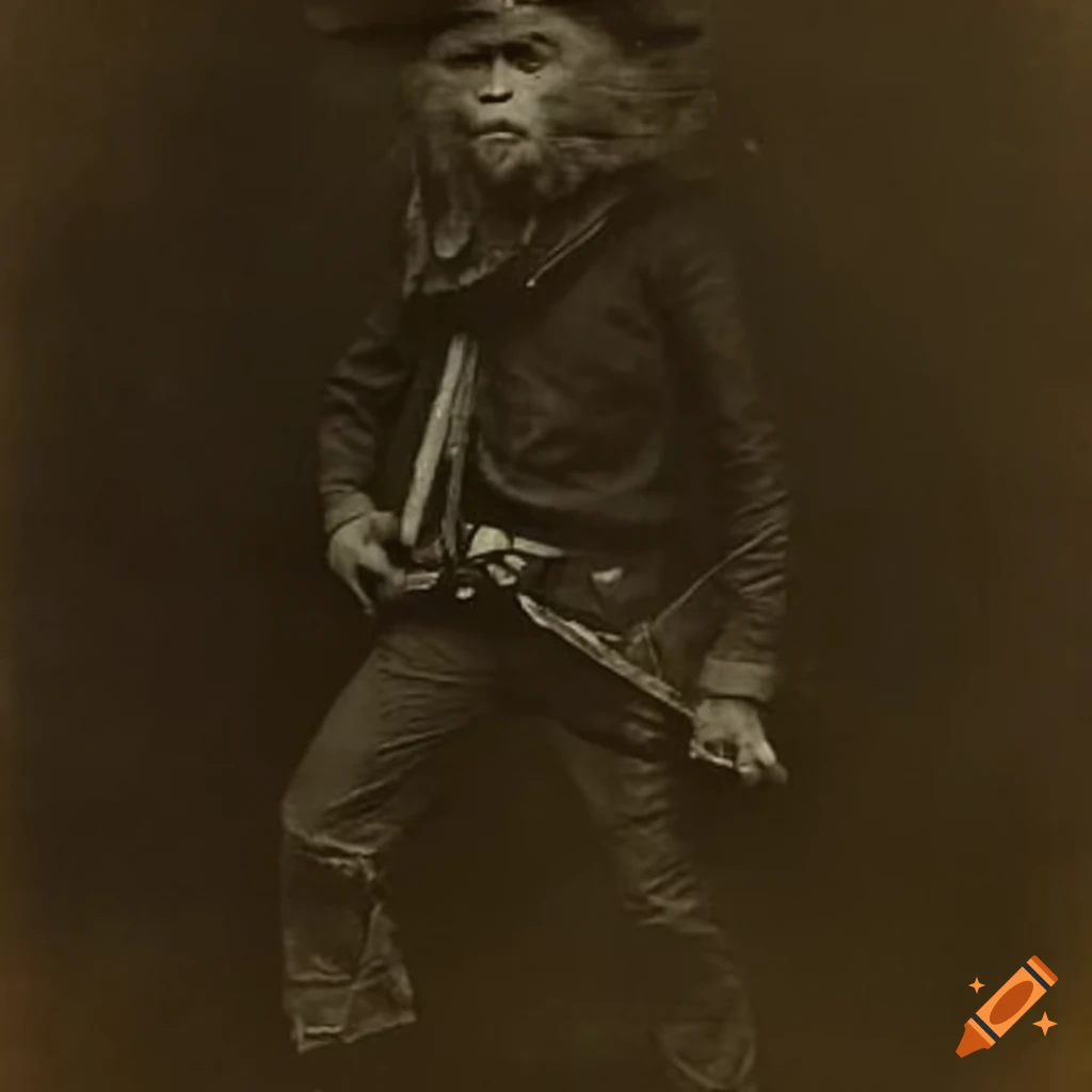 Vintage photo of a monkey gang on Craiyon