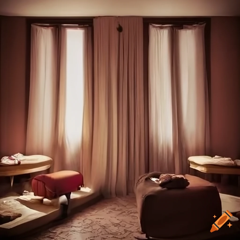 Spa massage room on Craiyon