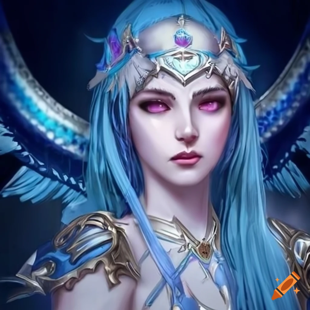Highly detailed artwork of a valkyrie princess on Craiyon