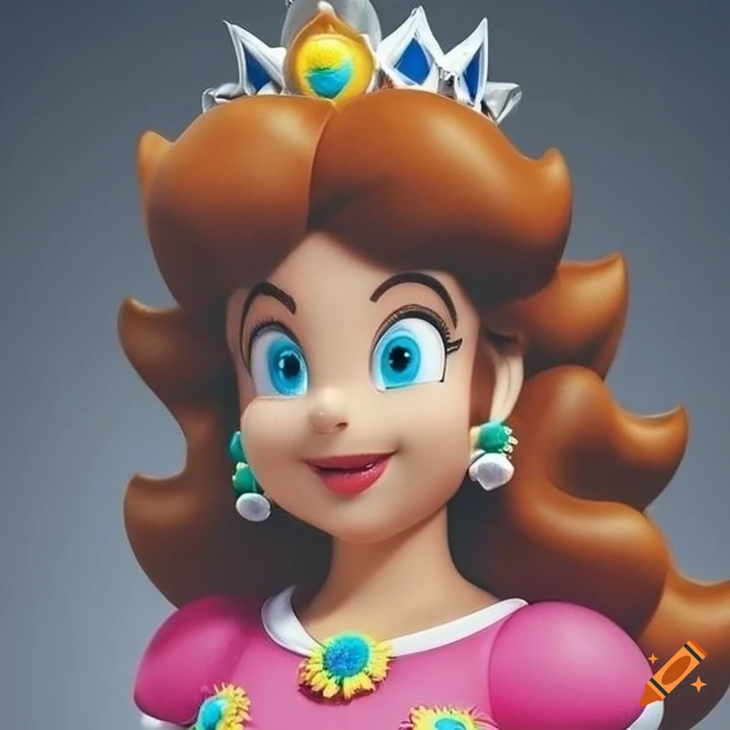 Real-life portrait of princess daisy