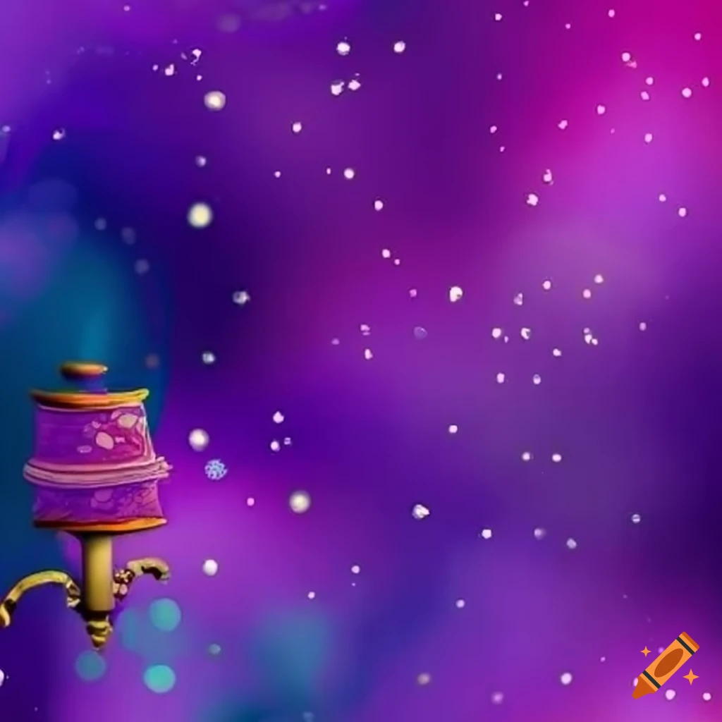 Bright purple willy wonka inspired background