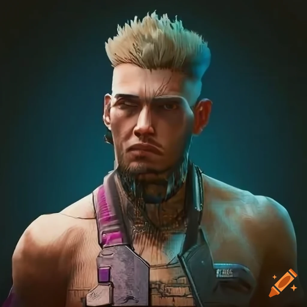 Cyberpunk 2077 male character