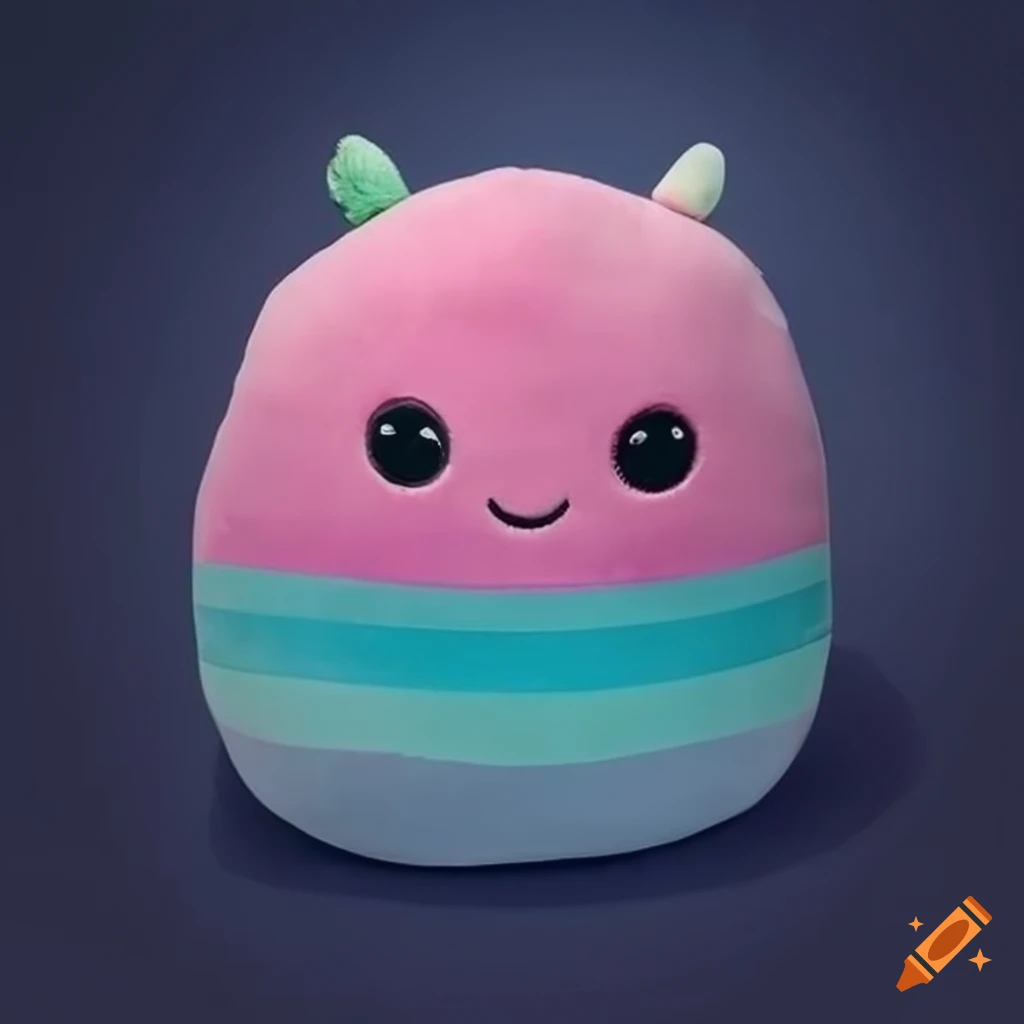 Cute alien squishmallow toy