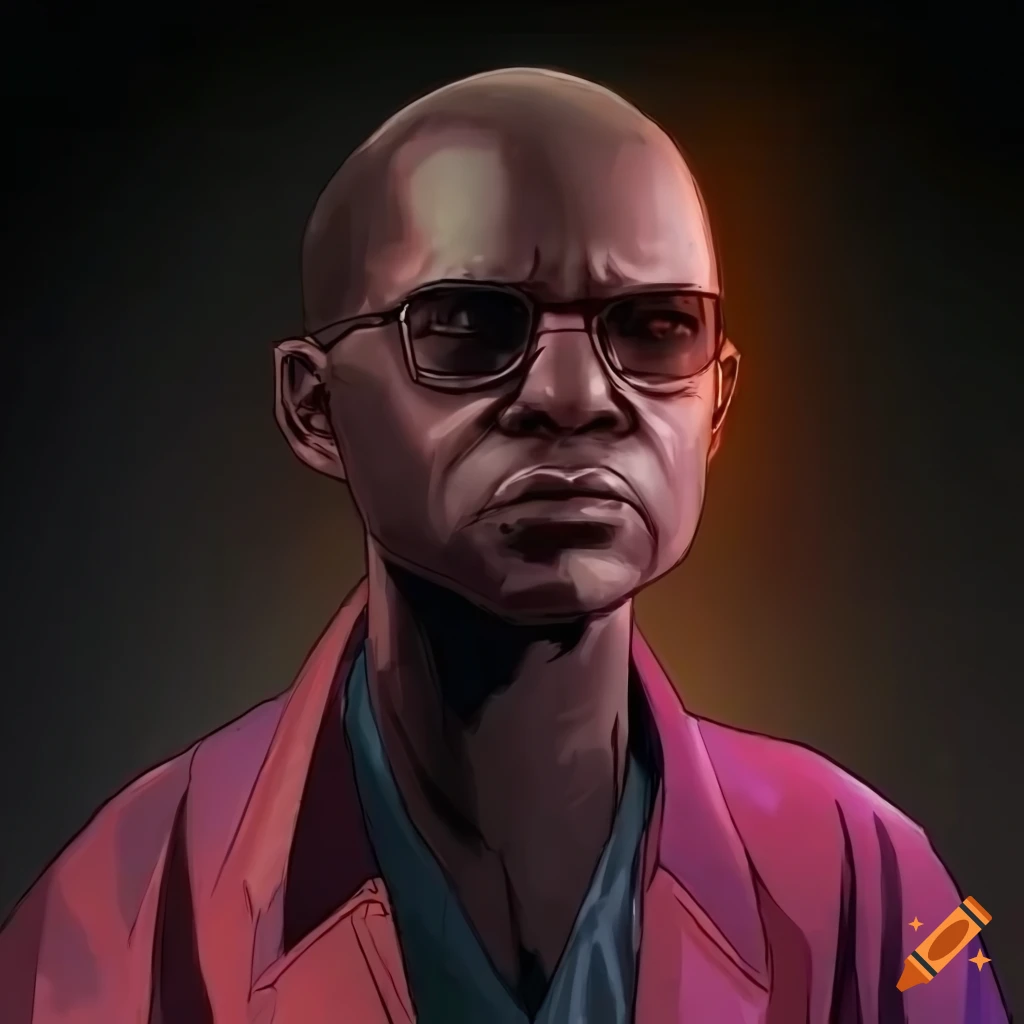 Concept art of a black character from grand theft auto