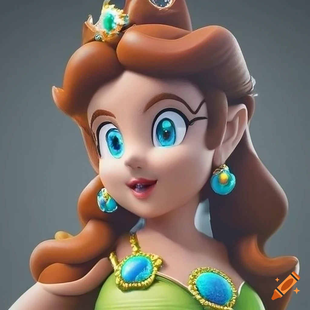 Super-detailed portrait of princess daisy