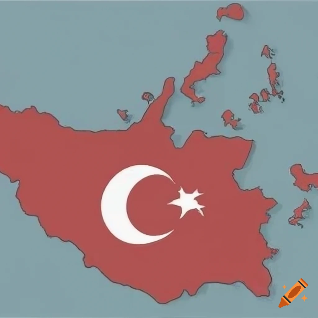 Turkiye map illustration