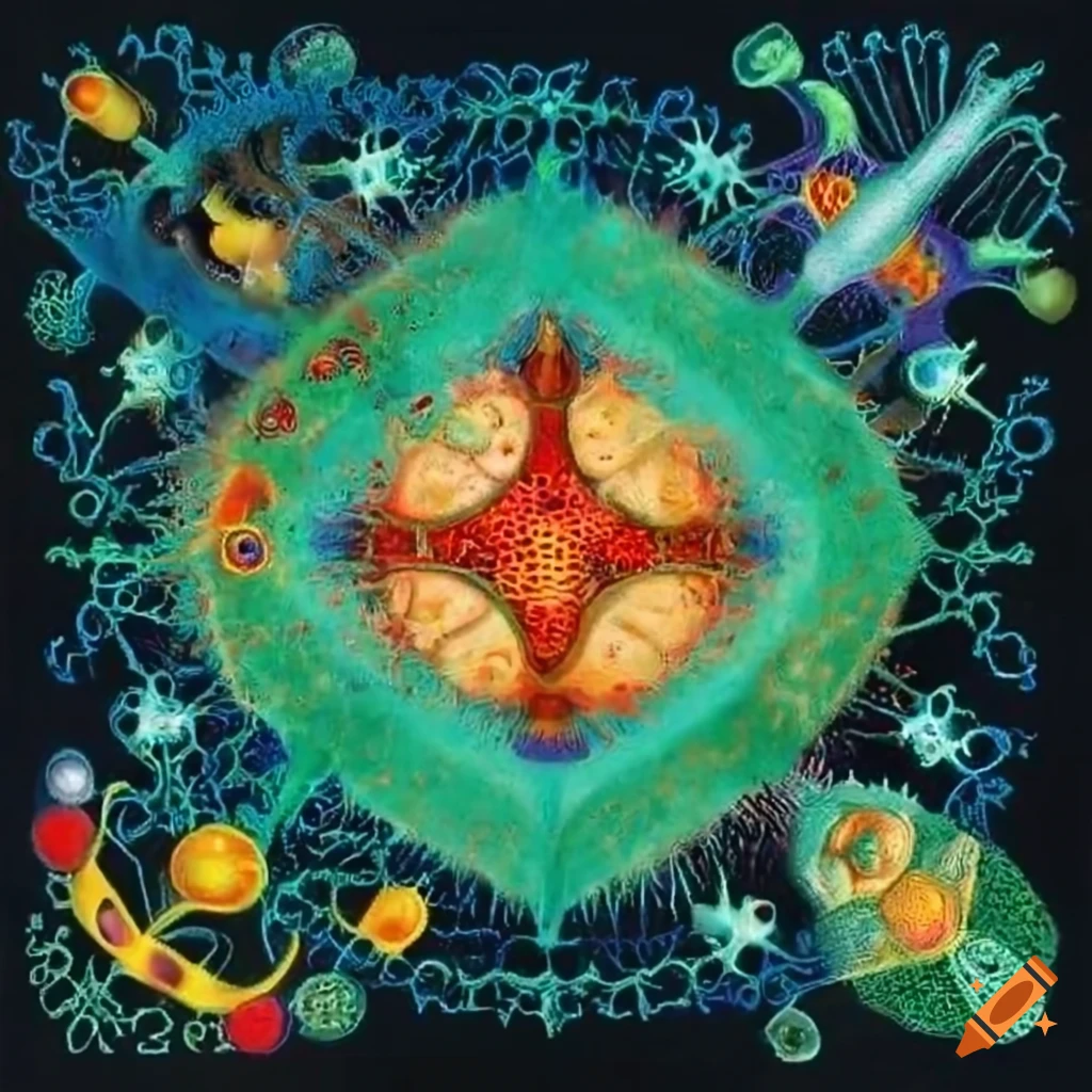 Surreal abstract art inspired by magic and mathematics