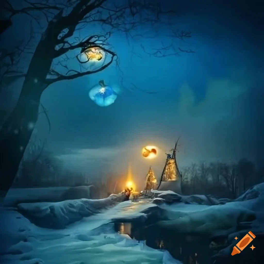 Surreal park with fantastical creatures and glowing crystals on Craiyon