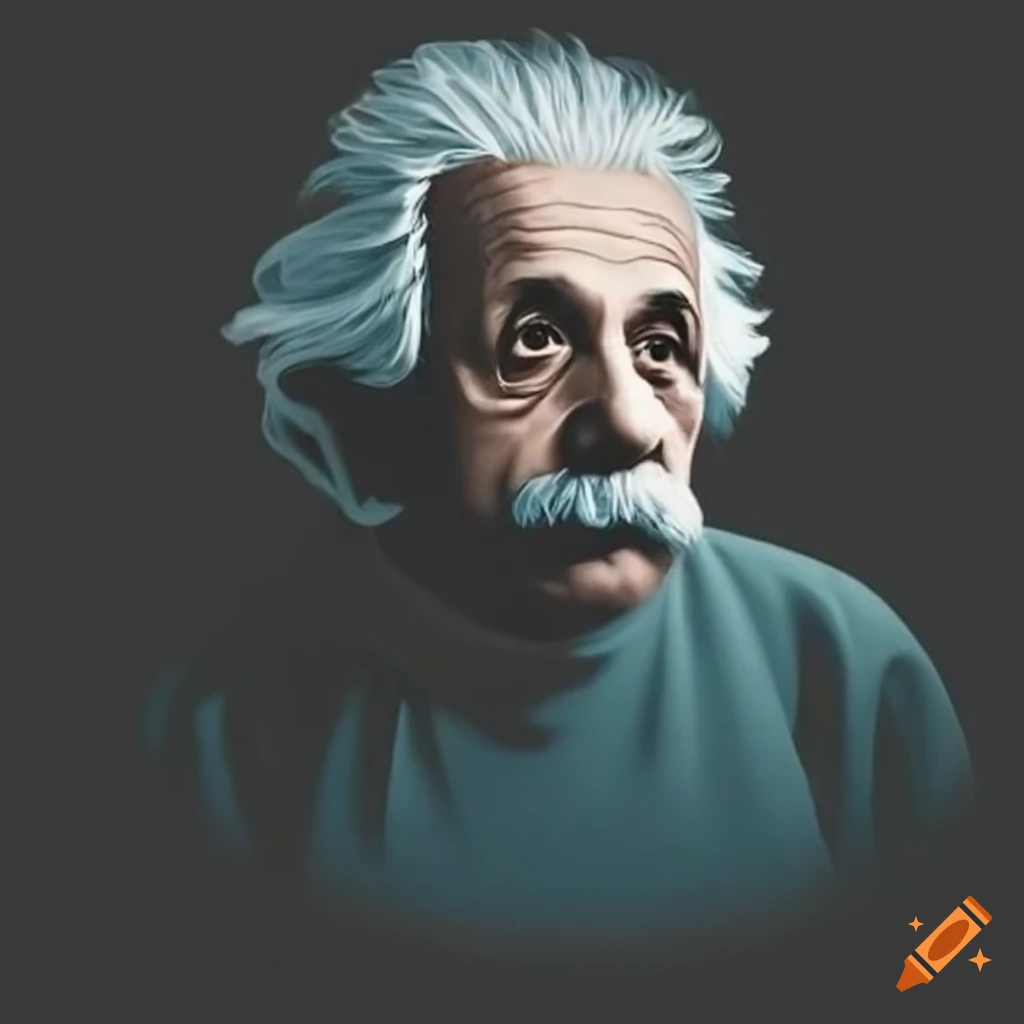 Portrait of albert einstein