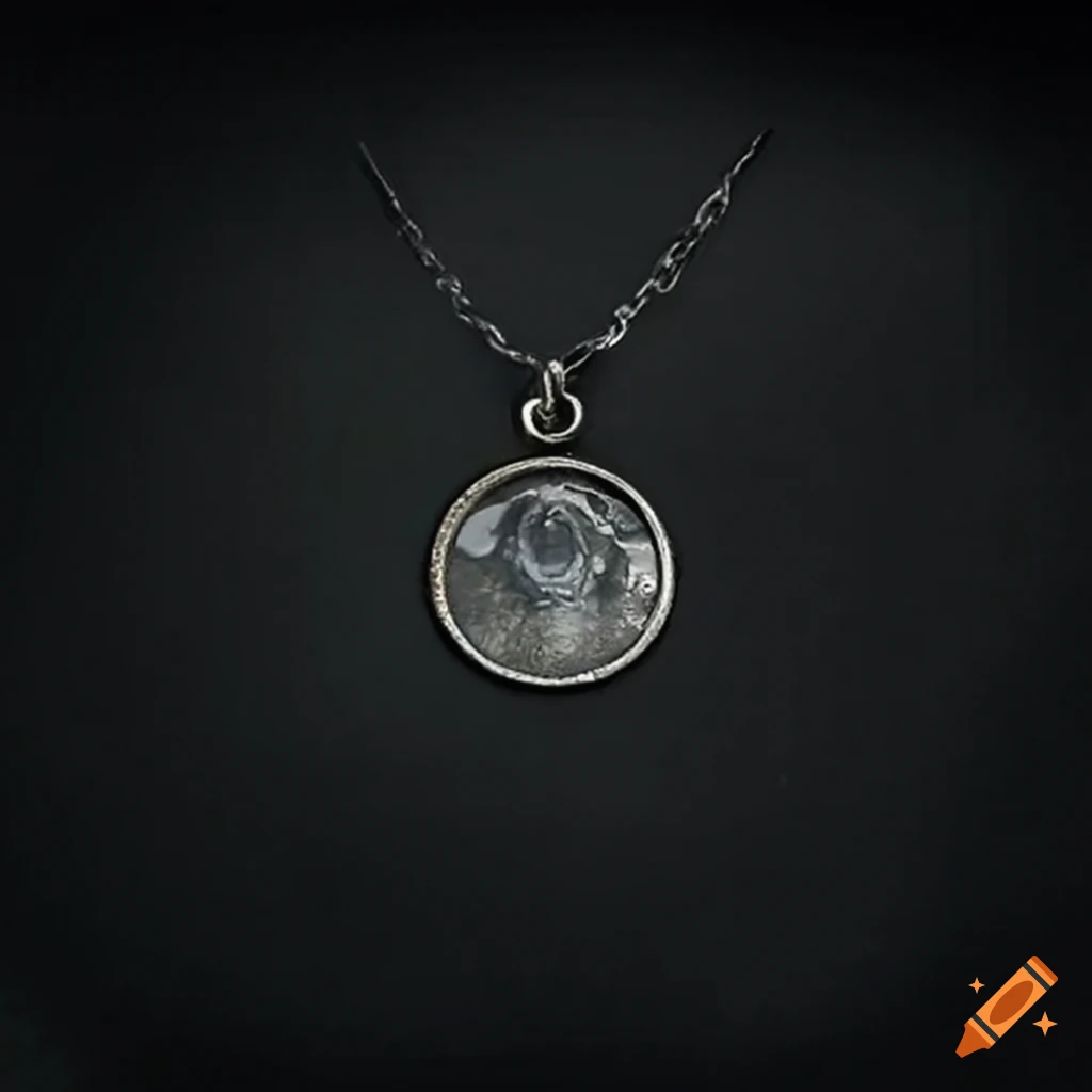 Haunting image of a cursed locket on Craiyon