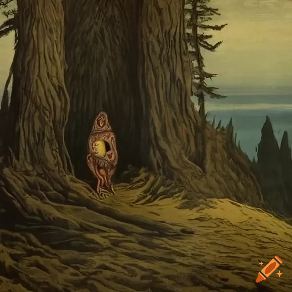 Color serigraph of native salish motifs and designs