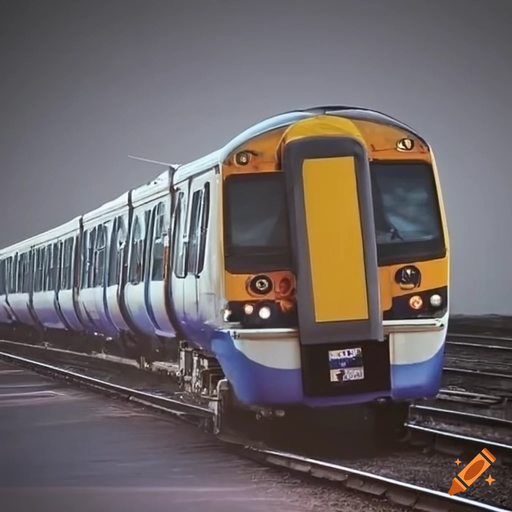 Image of a class 378 train with end gangways on Craiyon