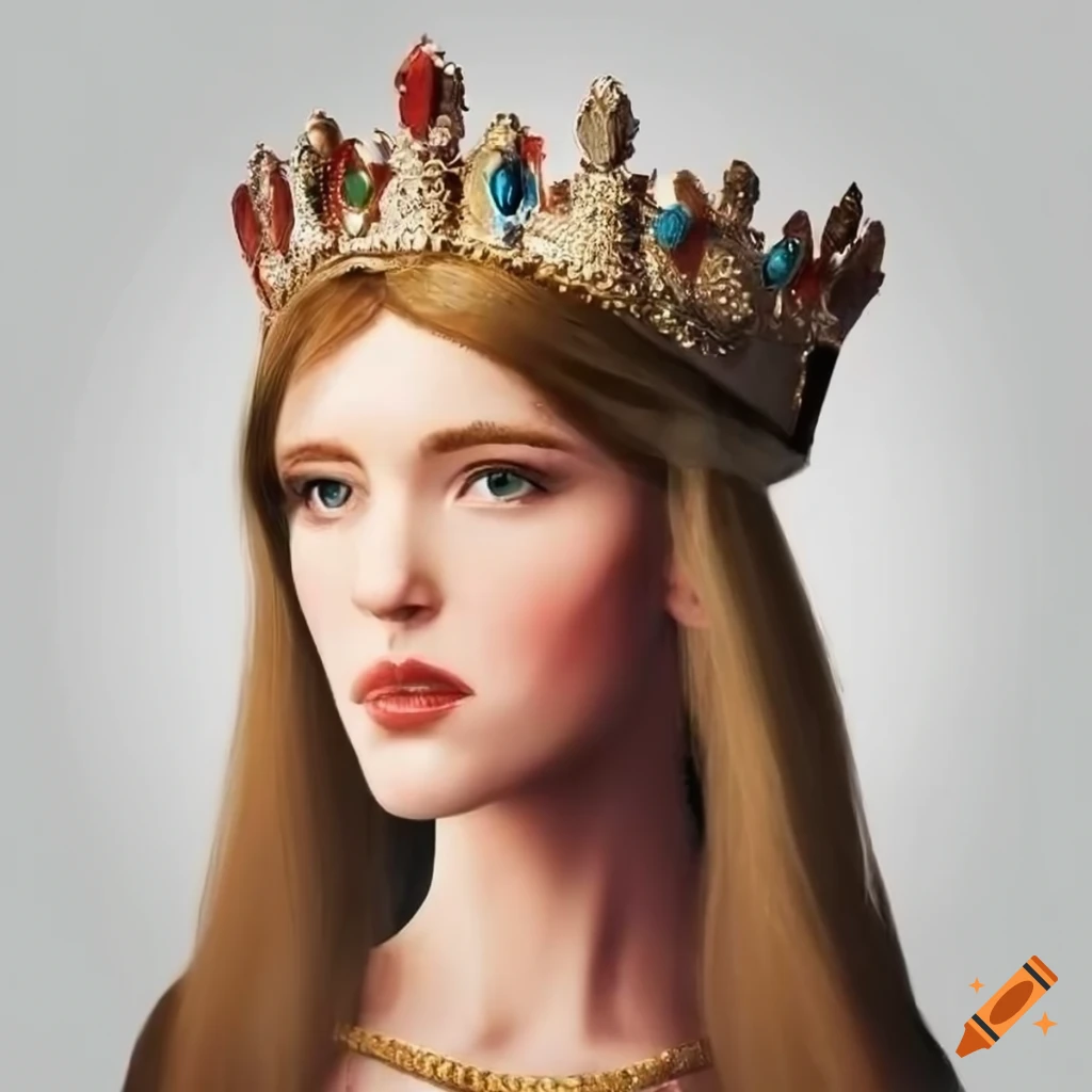 Portrait of a beautiful french princess