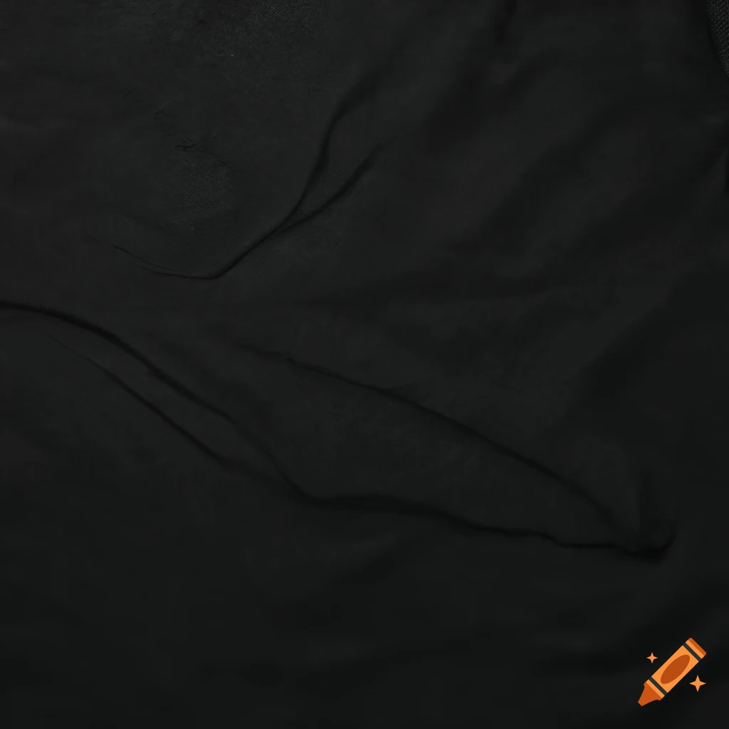 Black fabric texture
