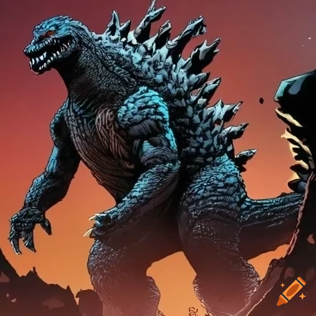 Image of godzilla/destroyer from marvel comics on Craiyon
