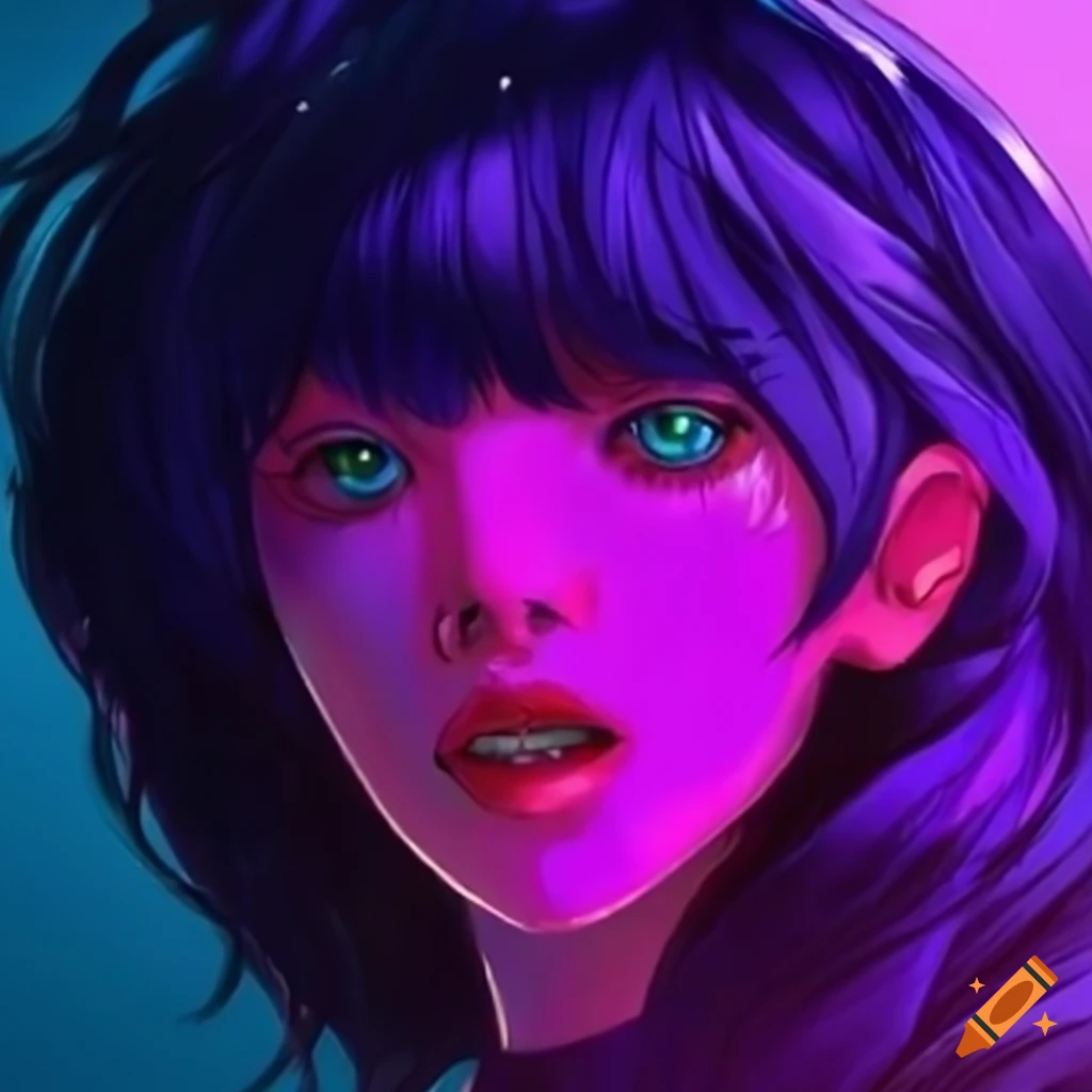 Colorful and ethereal personification of windows vista