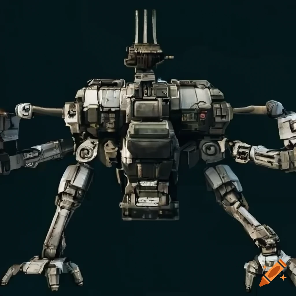 Aquatic mech with boat-like design