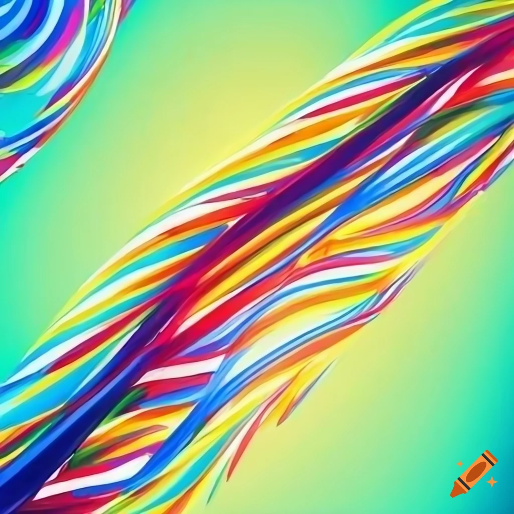 Colorful wave pattern resembling latin dance on Craiyon