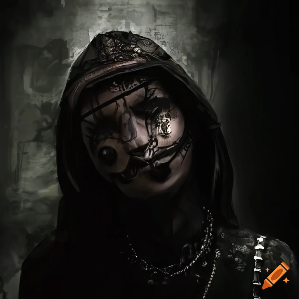 Image of a post-apocalyptic gothic scene