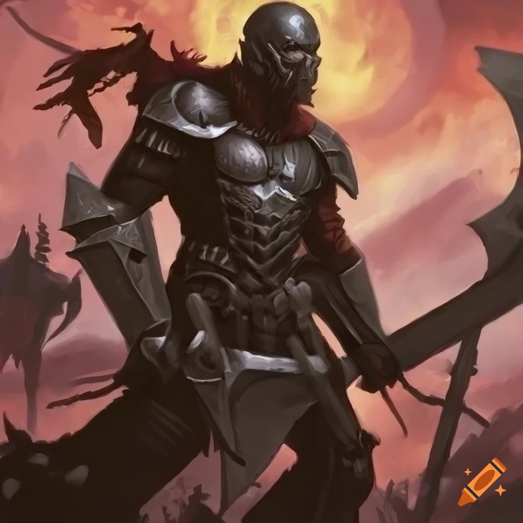 Armed from the great executioner artwork in mtg style