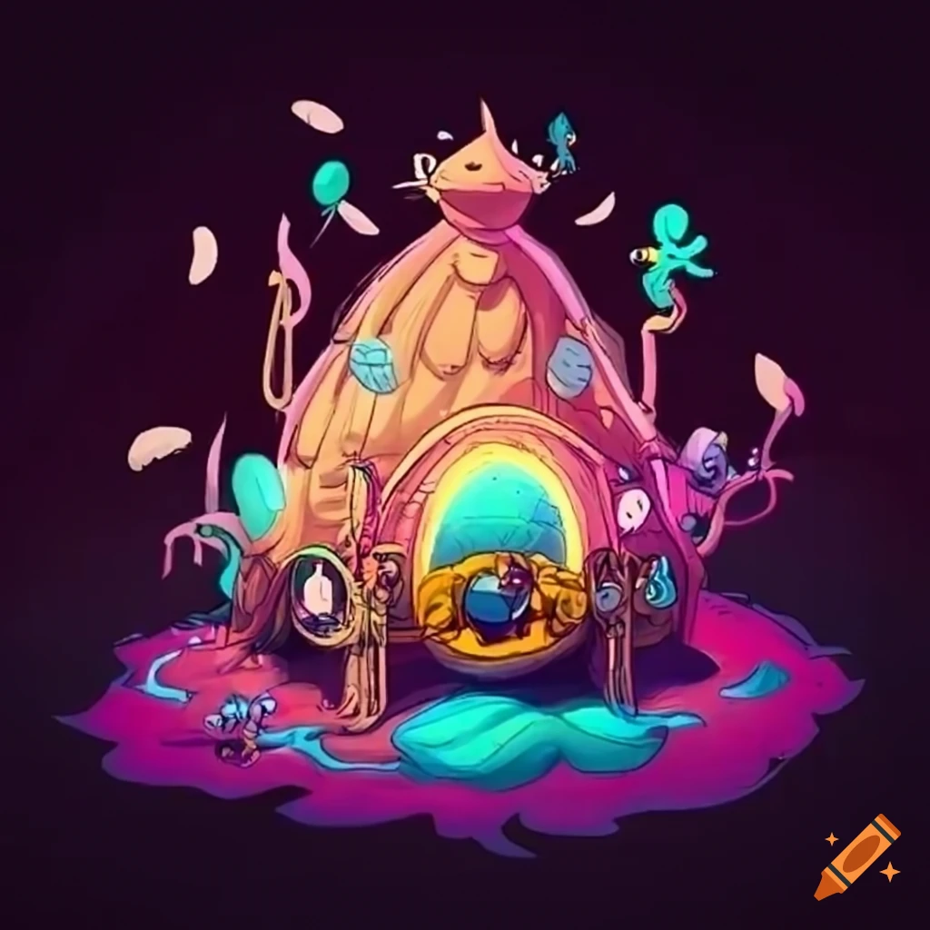 2d carriage inspired by adventure time on Craiyon