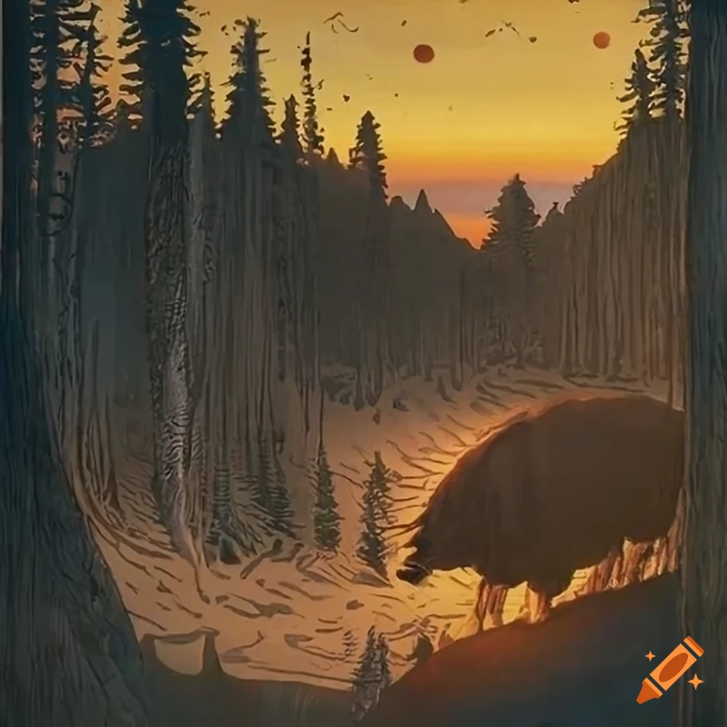 Colorful serigraph artwork in high resolution on Craiyon