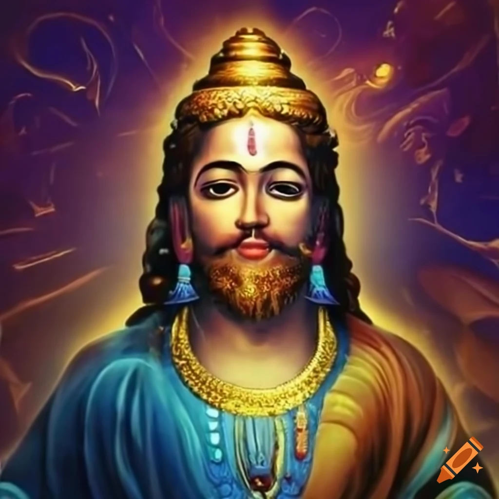 Artwork depicting god on Craiyon