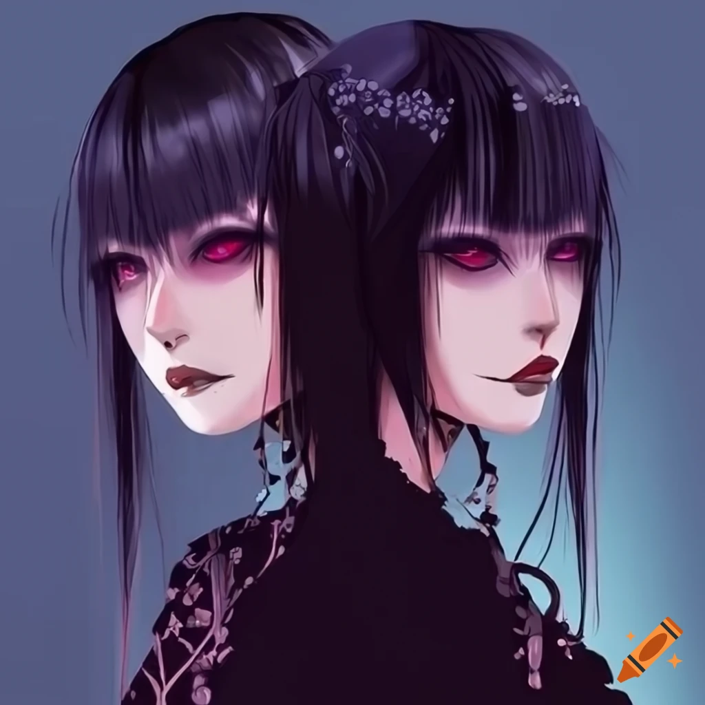 Goth inspired by traditional japanese style
