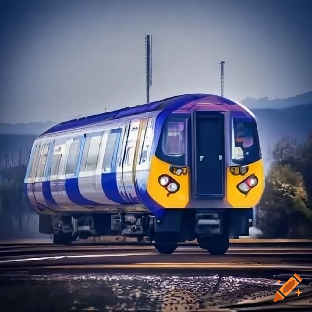 Glasgow subway train and scotrail class 380
